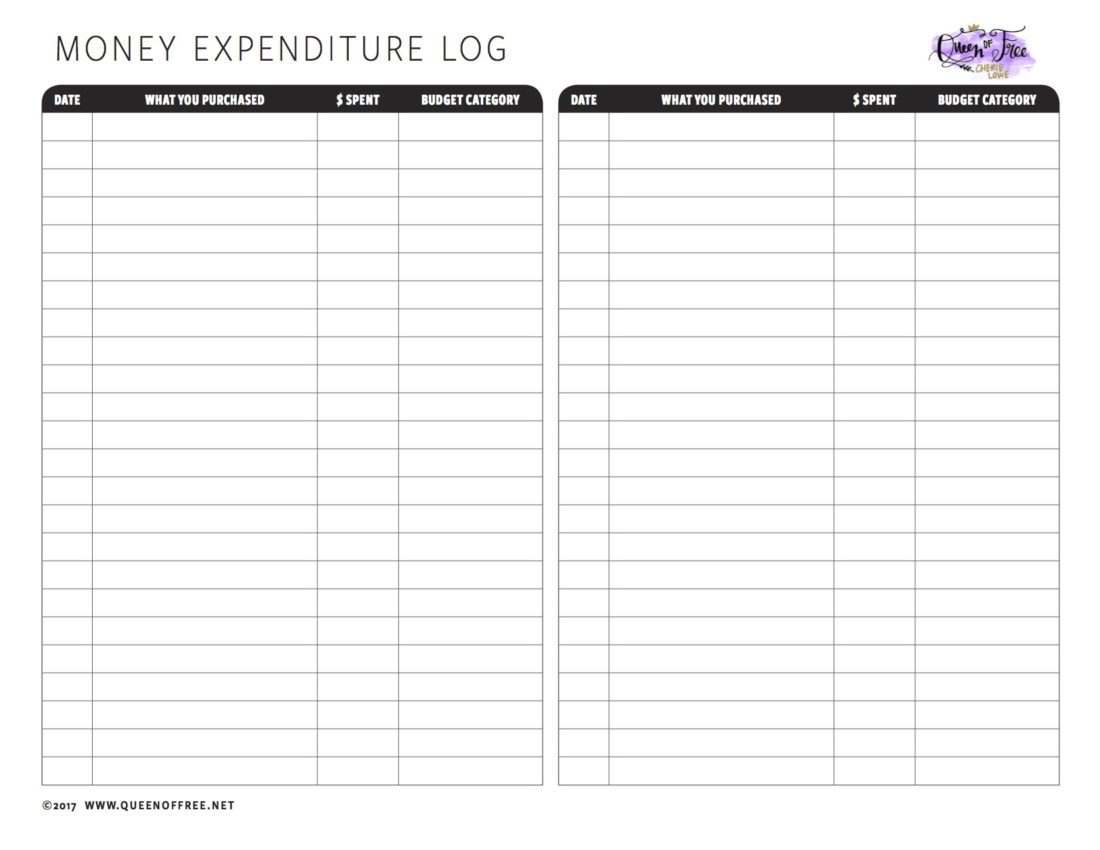 All New FREE Printable Budget Forms You Can Edit Queen Of Free All New FREE Printable Budget Forms You Can Edit Queen Of Free